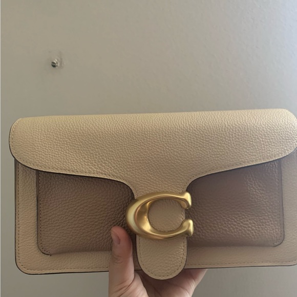 Coach | Bags | Coach Original Tabby In Ivory Hand Taupe With Brass ...